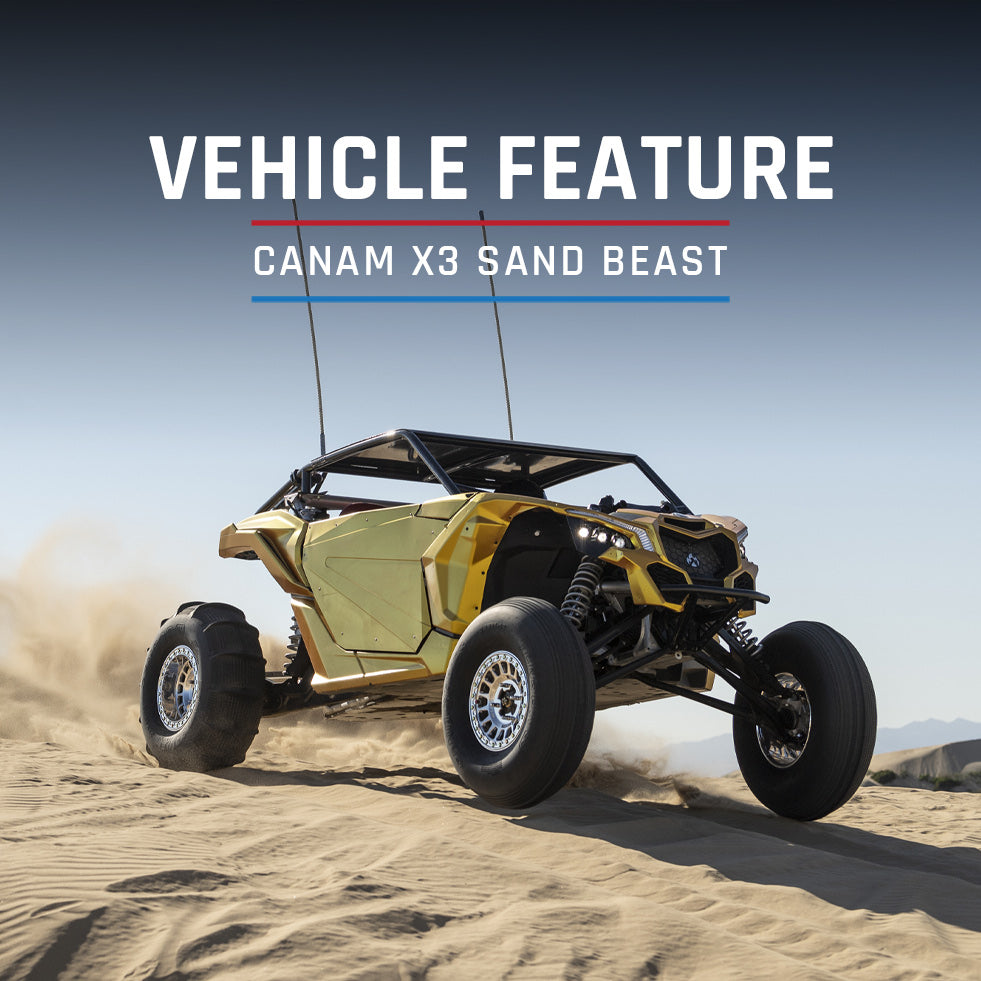 VEHICLE FEATURE: CAN-AM X3 SAND BEAST – Tensor Tire